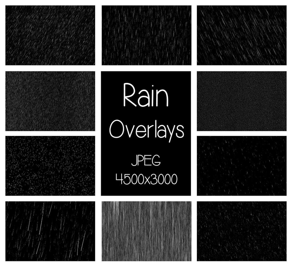 20 Rain Overlays Rain Textures Rain Photoshop Overlays - Etsy Israel