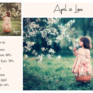 100+ Spring PS Effects - Spring PS Overlays - Spring Bundle - Sun ...