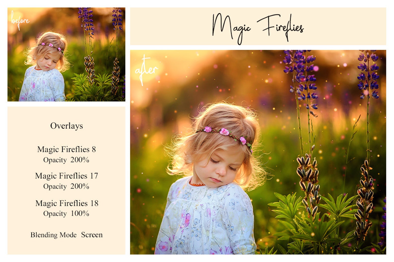 20 Colorful Firefly Overlays Purple Fireflies Overlays | Etsy