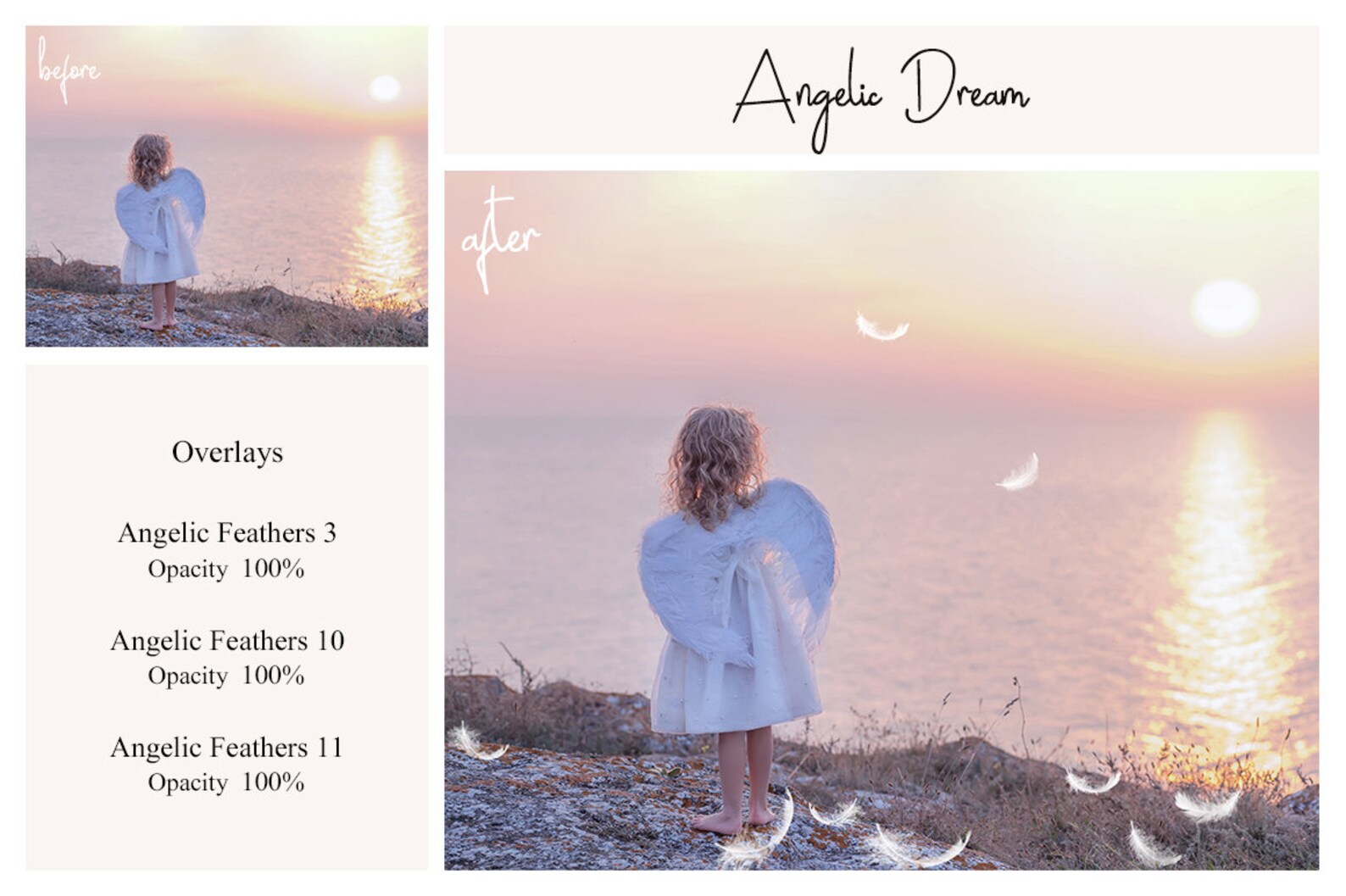30 Angelic Feather Overlays - Photoshop Overlays - PNG - White Flying ...