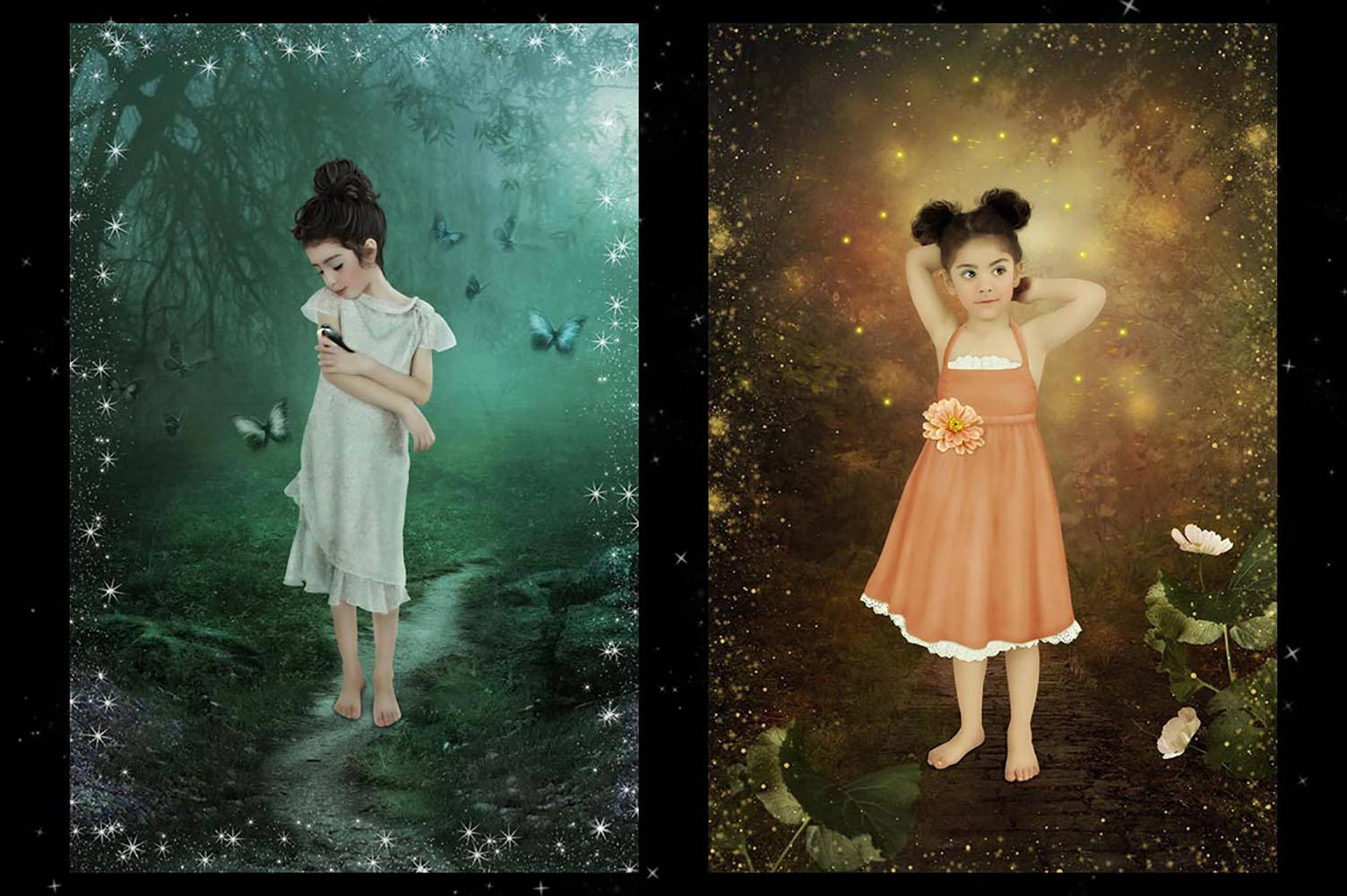 100 Fairy Dust Frame Overlays Frame PNG Transparent | Etsy