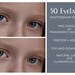 50 Lashes Overlays - Eyelashes PNG - Portrait - Photo Editing - Eye ...