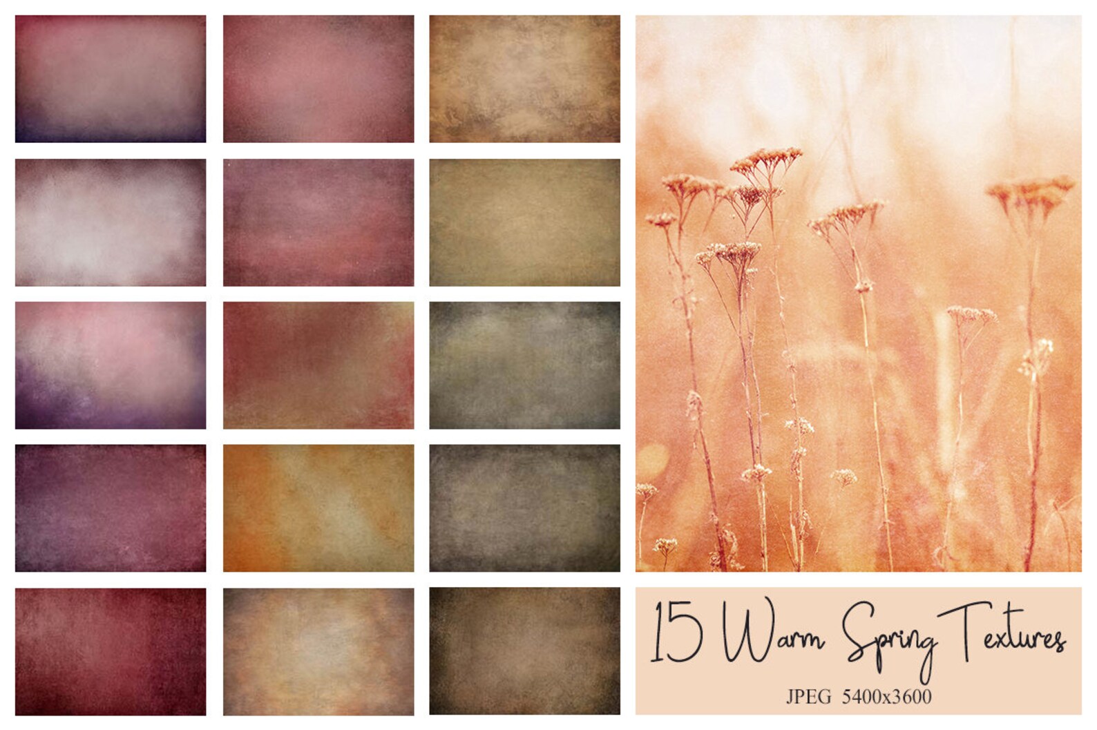 100 Spring PS Effects Spring PS Overlays Spring Bundle | Etsy