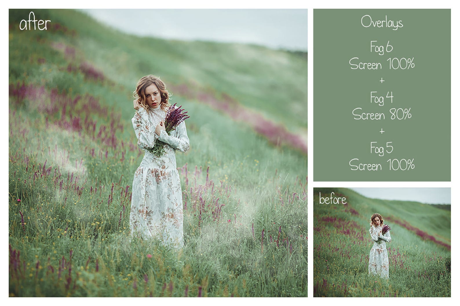 25 Fog Overlays Smoke Overlays Mist Photoshop Overlays | Etsy