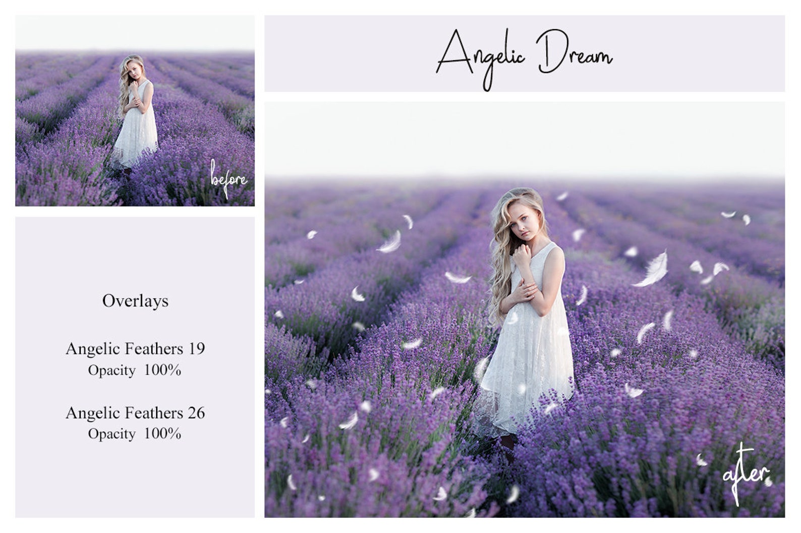 30 Angelic Feather Overlays - Photoshop Overlays - PNG - White Flying ...