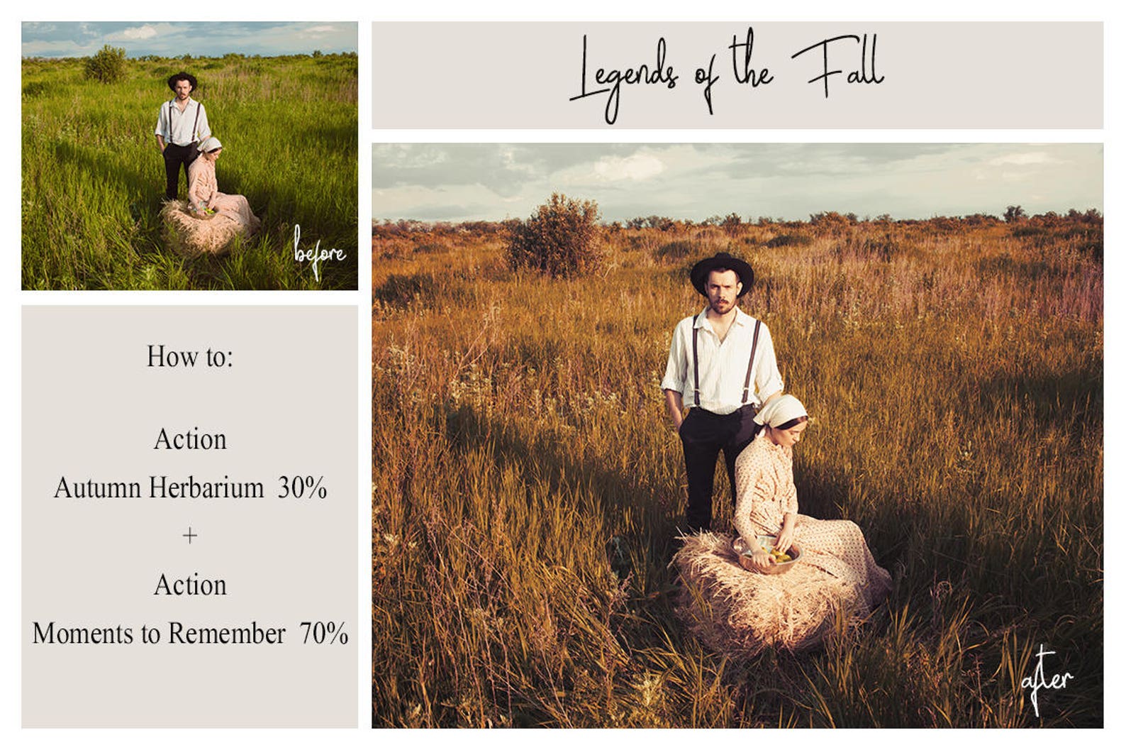 10 Fall Actions Autumn Photoshop Action Artistic Action - Etsy