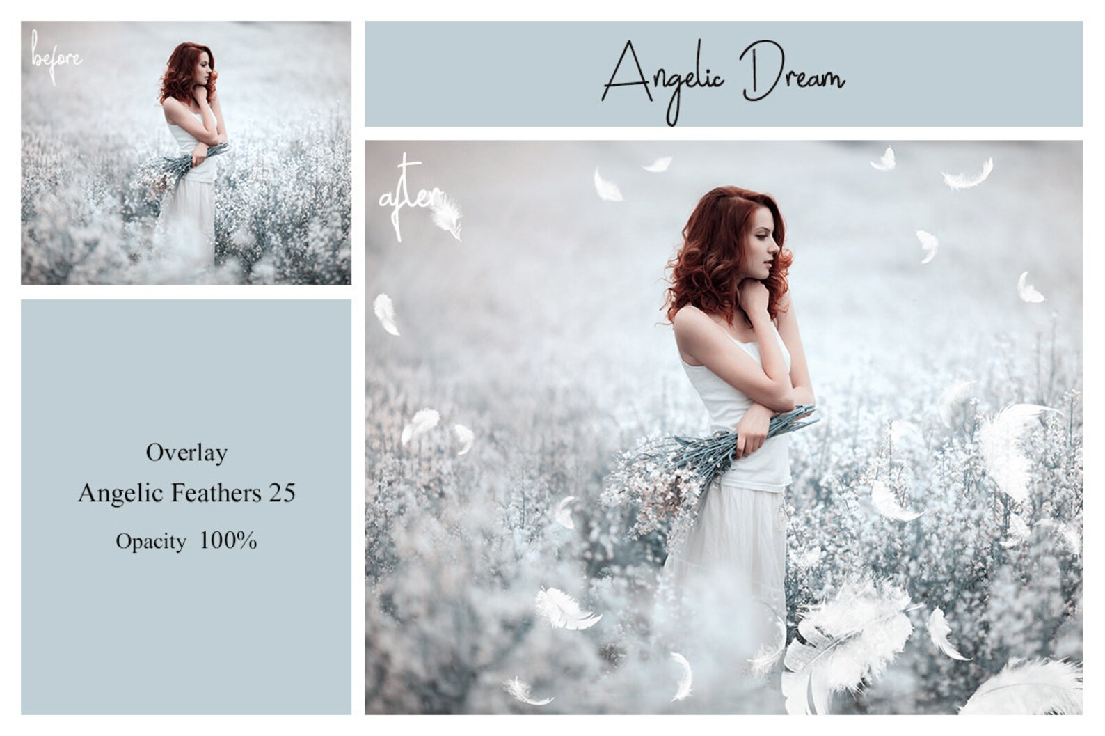 30 Angelic Feather Overlays Photoshop Overlays Feather | Etsy