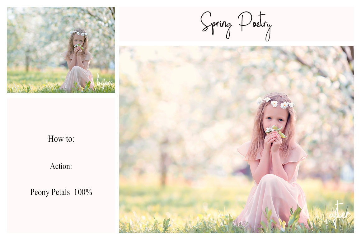 10 Spring Actions Spring Photoshop Actions Artistic - Etsy