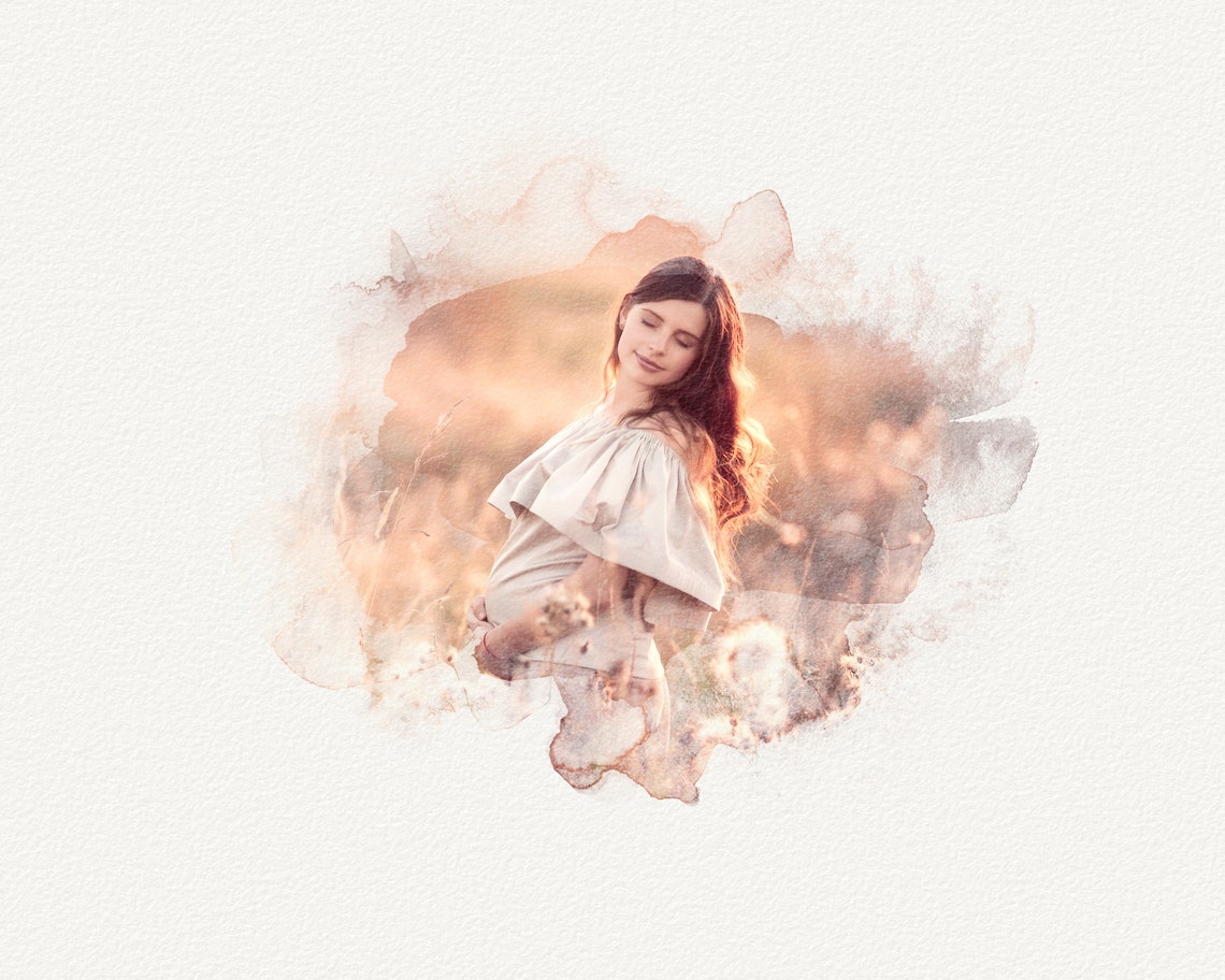 30 Watercolor Portrait Masks Clipping Masks Watercolor - Etsy