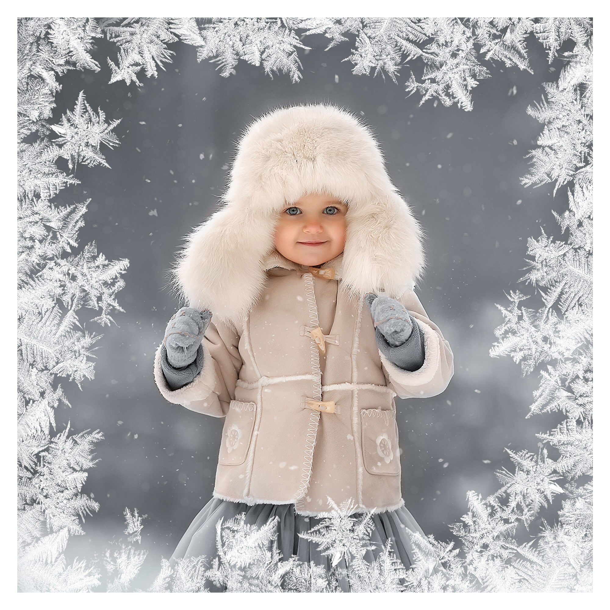 45 Frosty Pattern Overlays - Winter Border - Frost Crystal Overlays ...
