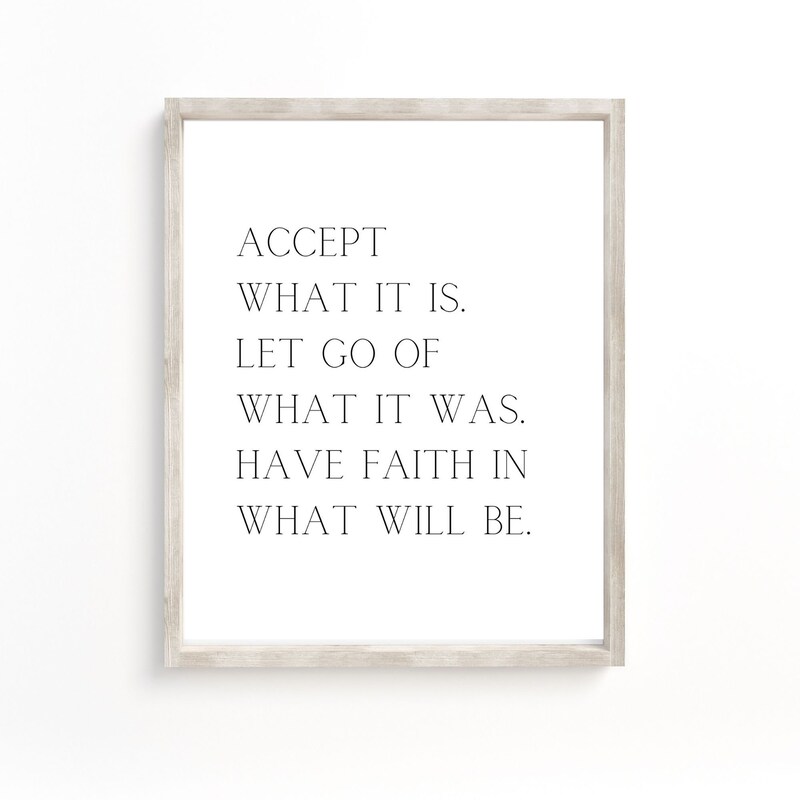 Accept What is Sign - Etsy