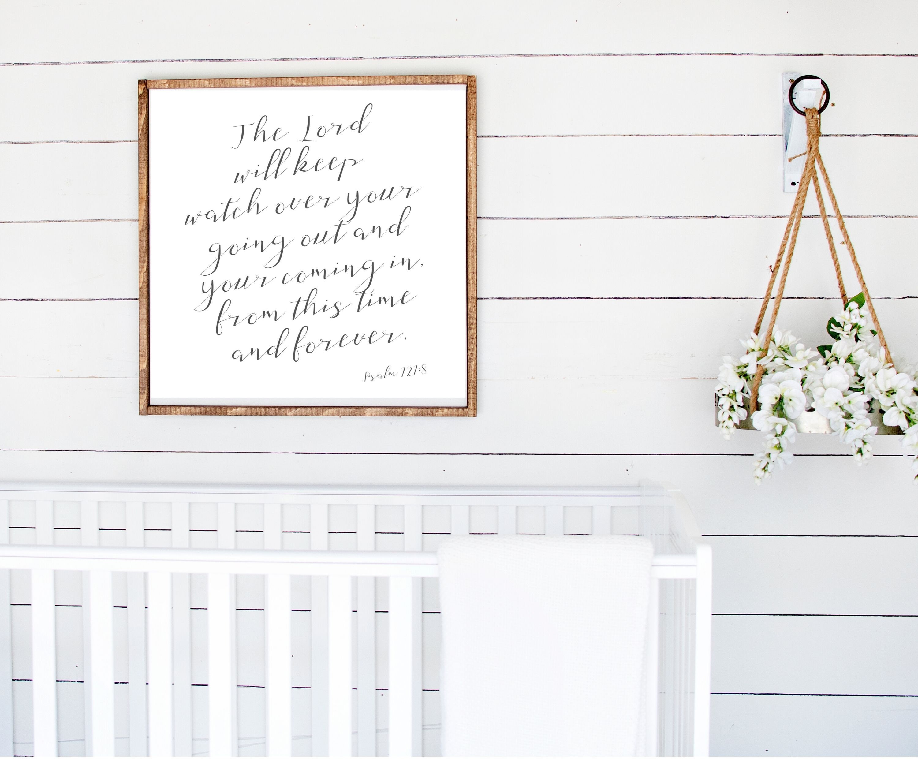 Psalm 121 Wall Art the Lord Watches Print Scripture Artwork - Etsy