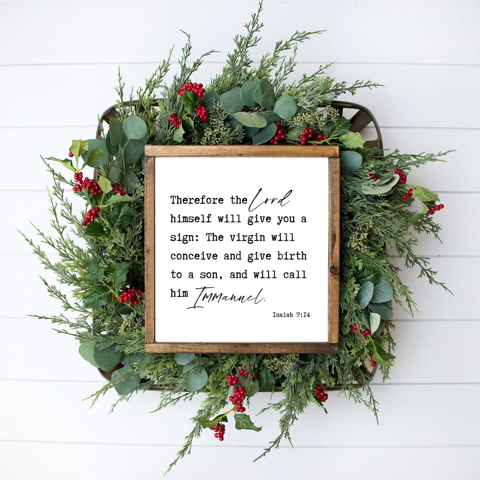 Isaiah 7:14 Call Him Immanuel Printable,bible Verse Wall Art,bible ...