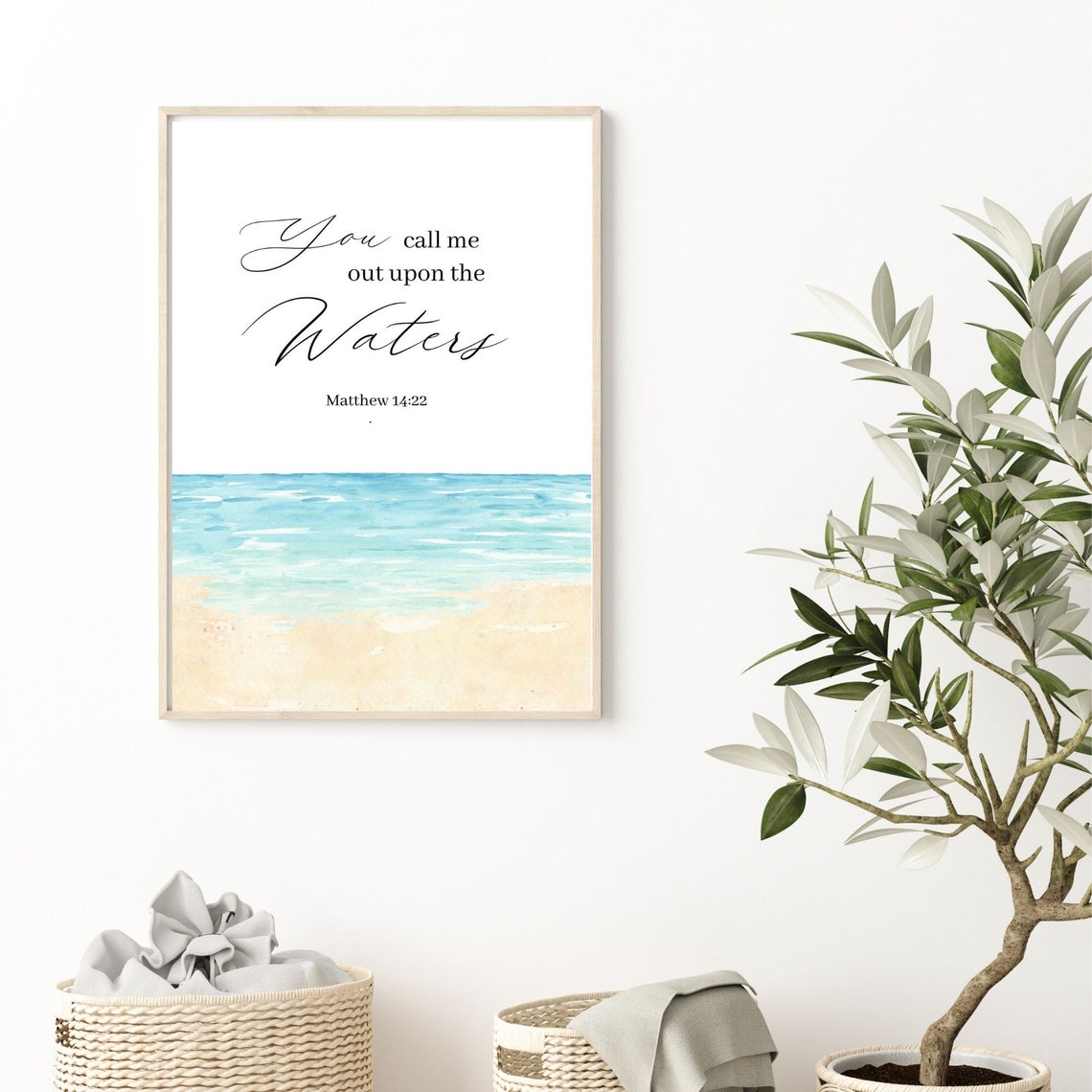 Matthew 14-22:23 Bible Printables Bible Verse Wall Art Christian Home ...