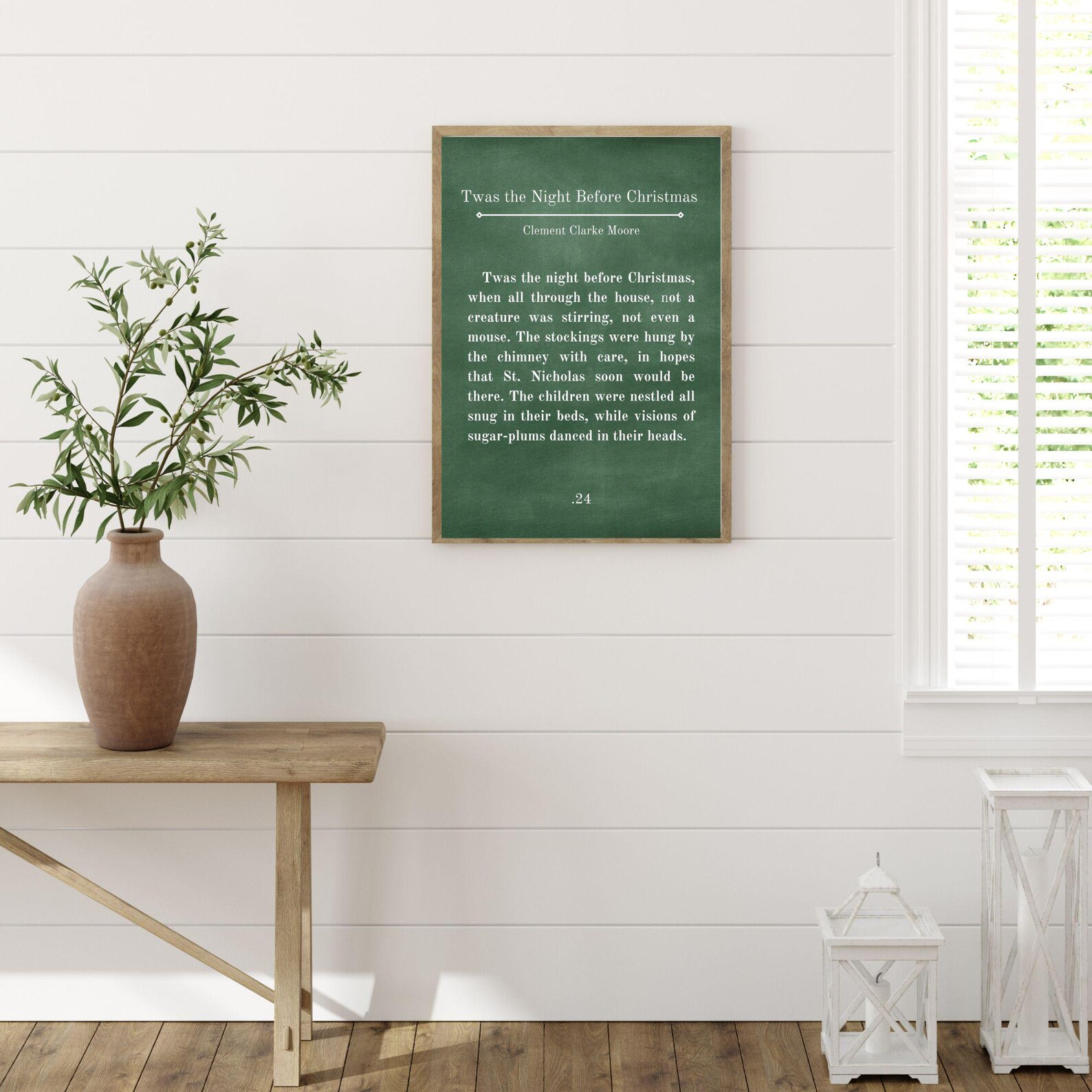 Twas the Night Before Christmas, Clement Clarke Moore, Printable ...