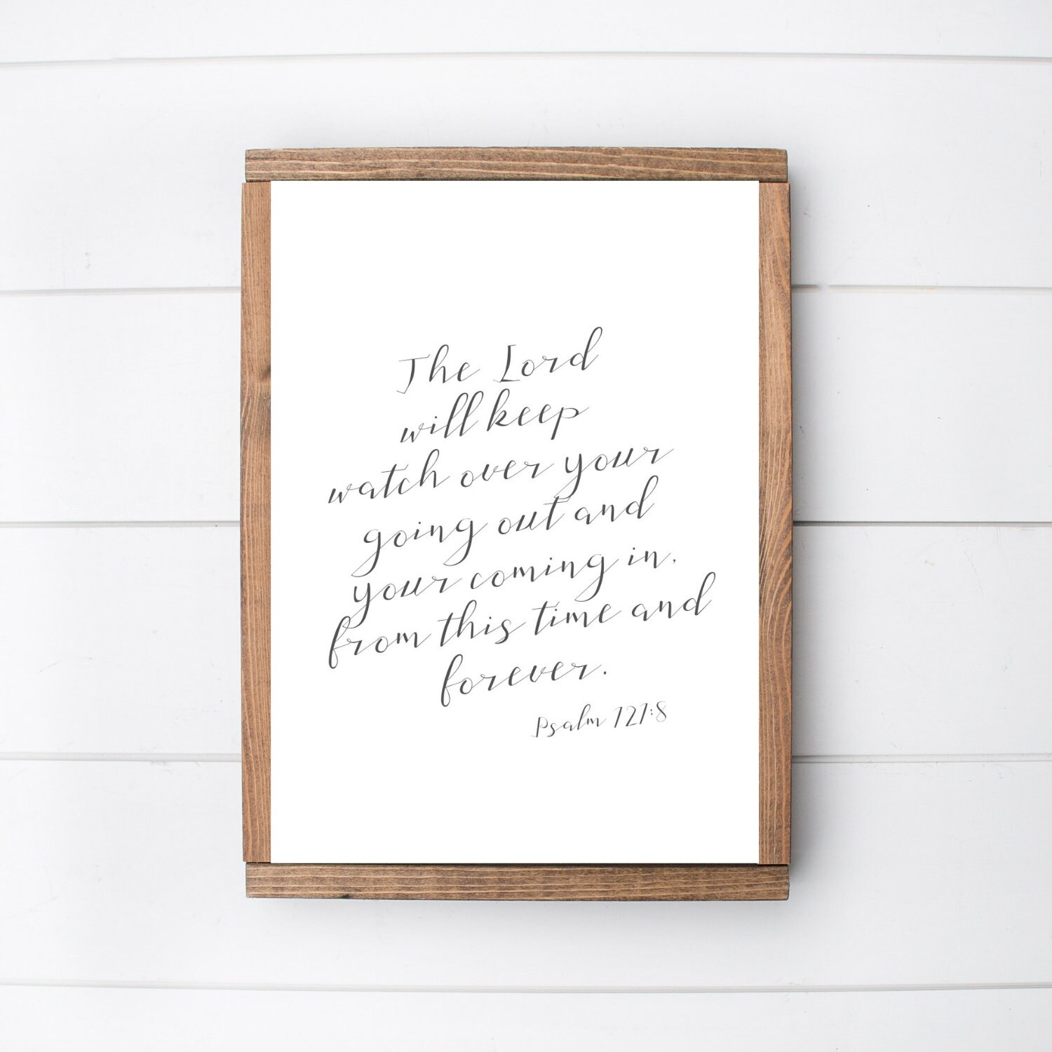 Psalm 121 Wall Art the Lord Watches Print Scripture Artwork - Etsy