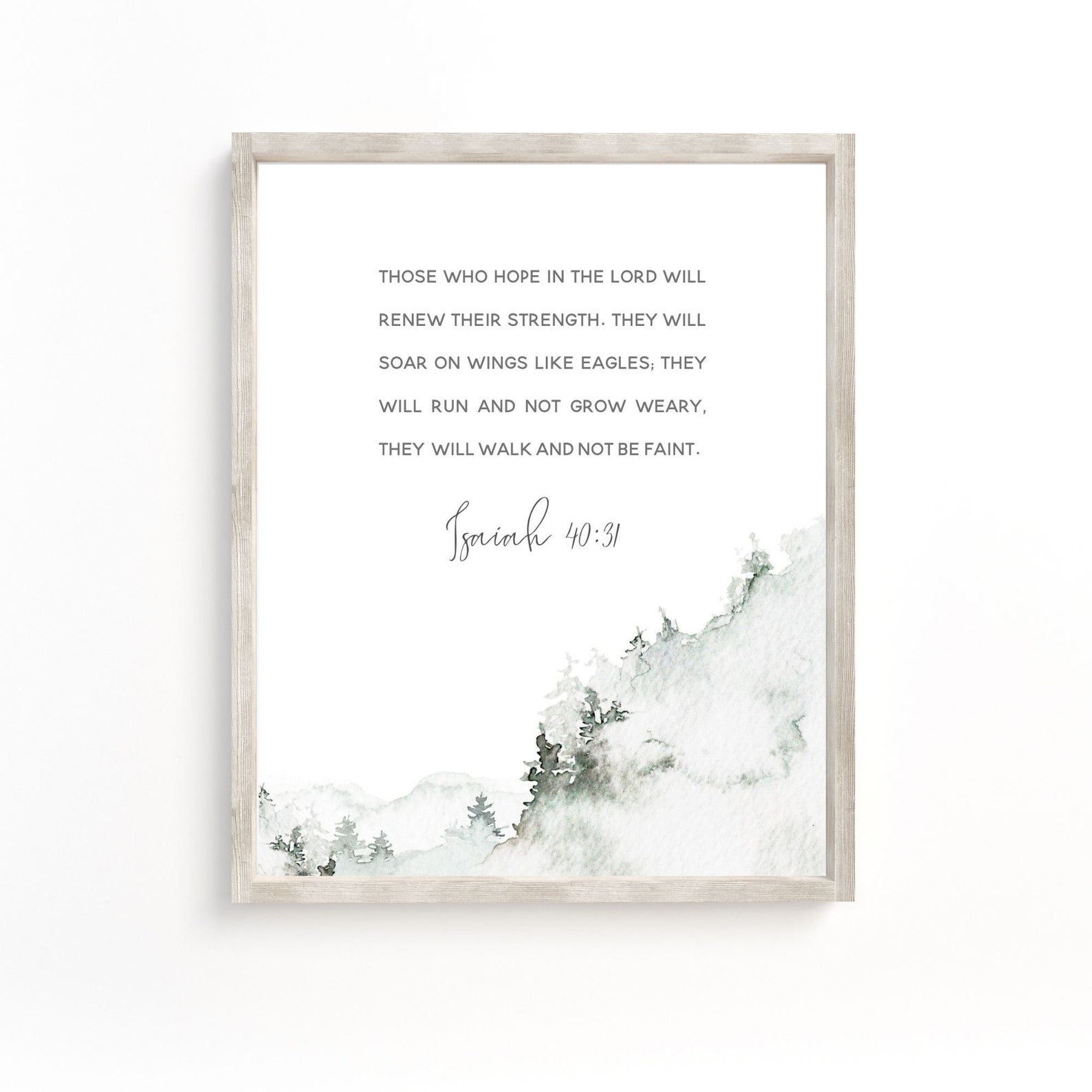 Isaiah 40:31 Bible Verse, Those Who Hope in the Lord Will Renew Their ...