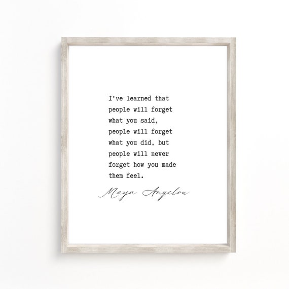 Maya Angelou Wall Quotes