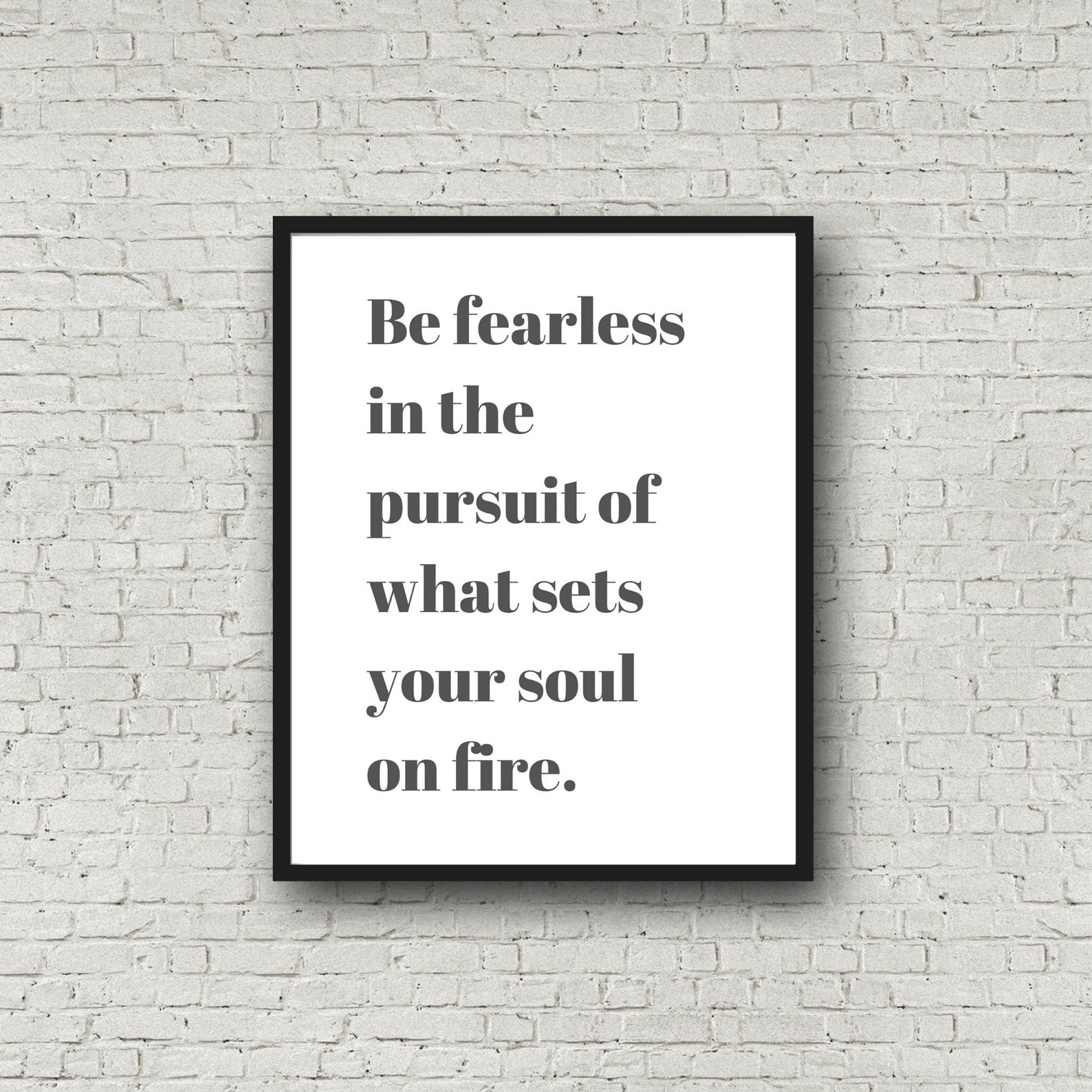 Be Fearless Print Fearless Quote Fearless Art Keep Going - Etsy