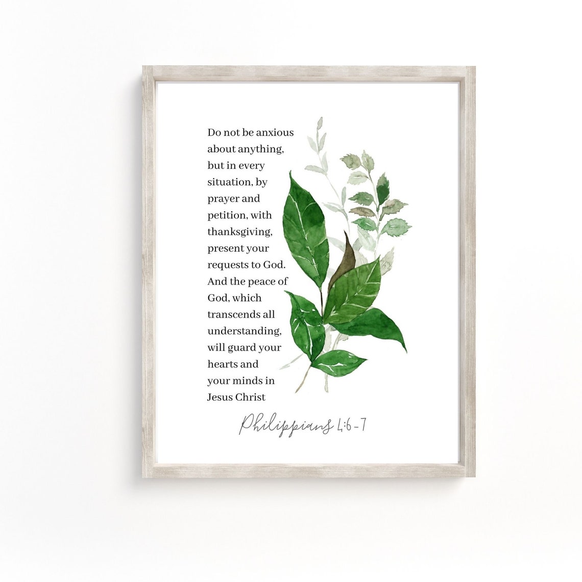 Philippians 4:6-7 Be Anxious for Nothing Scripture Verse Bible Verse ...