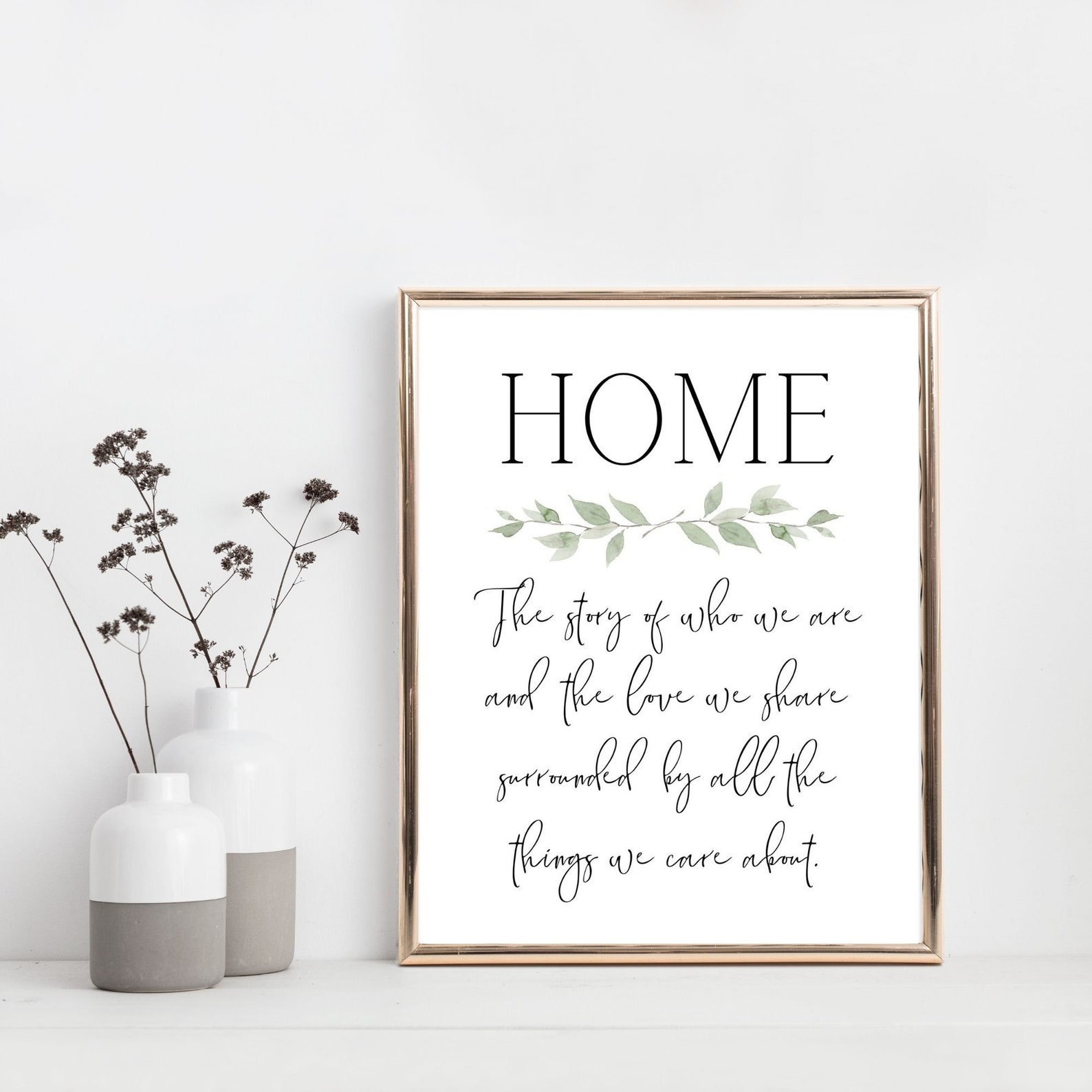 Definition of Home Sign Home the Story of Who We Are Sign - Etsy