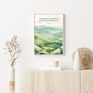 Isaiah 53:10, Though Mountains May Crumble, Scripture Printable ...