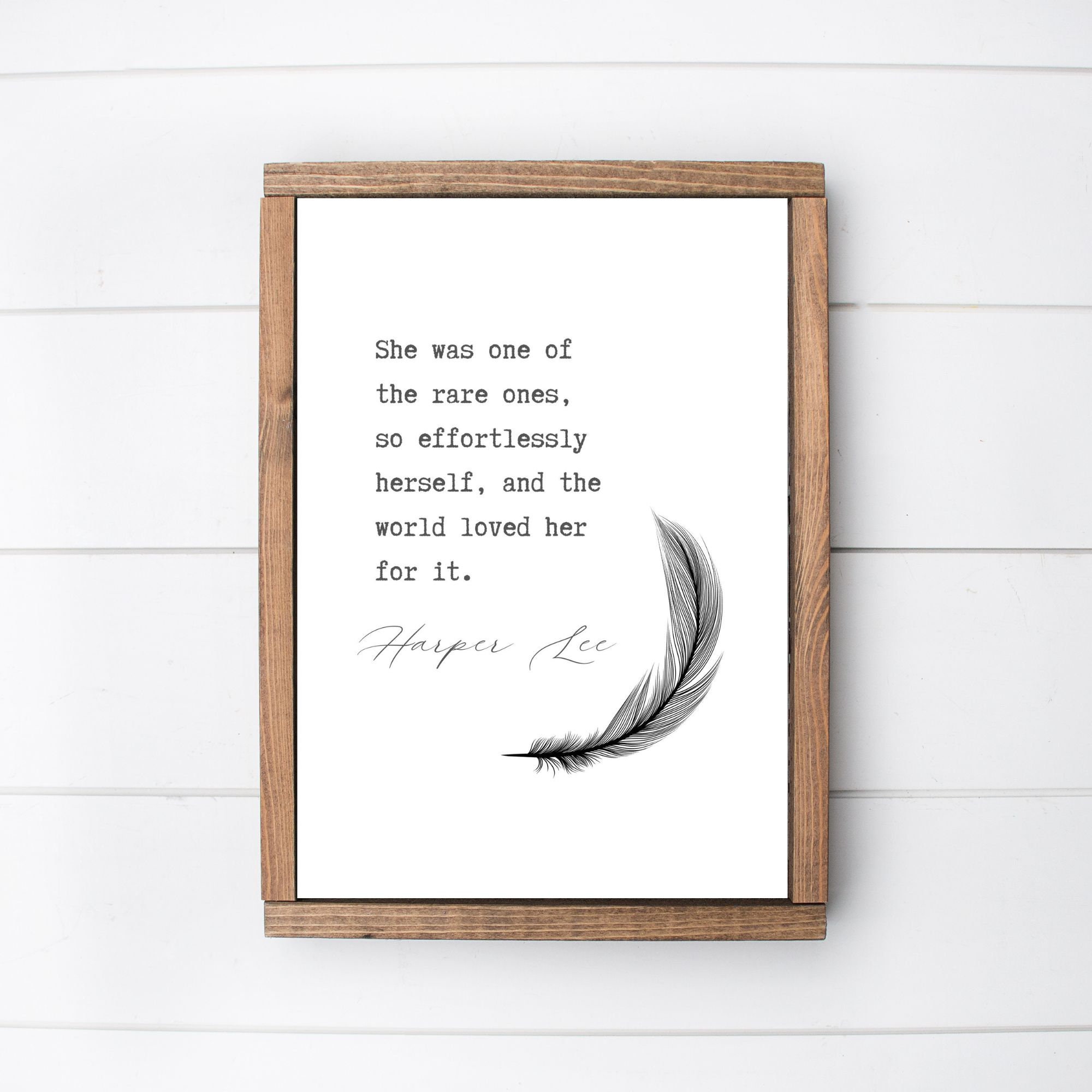 To Kill a Mockingbird Quote Harper Lee Book Lovers Gifts - Etsy
