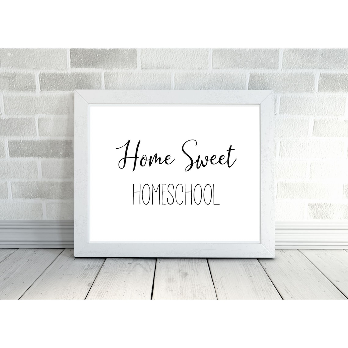 Home Sweet Homeschool Print: Farmhouse Wall Art (digital Download) - Etsy