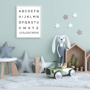 Alphabet Poster, Alphabet Print, ABC Wall Art, Kids Wall Art, Kids Room ...