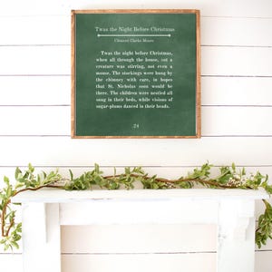 Twas the Night Before Christmas, Clement Clarke Moore, Printable ...
