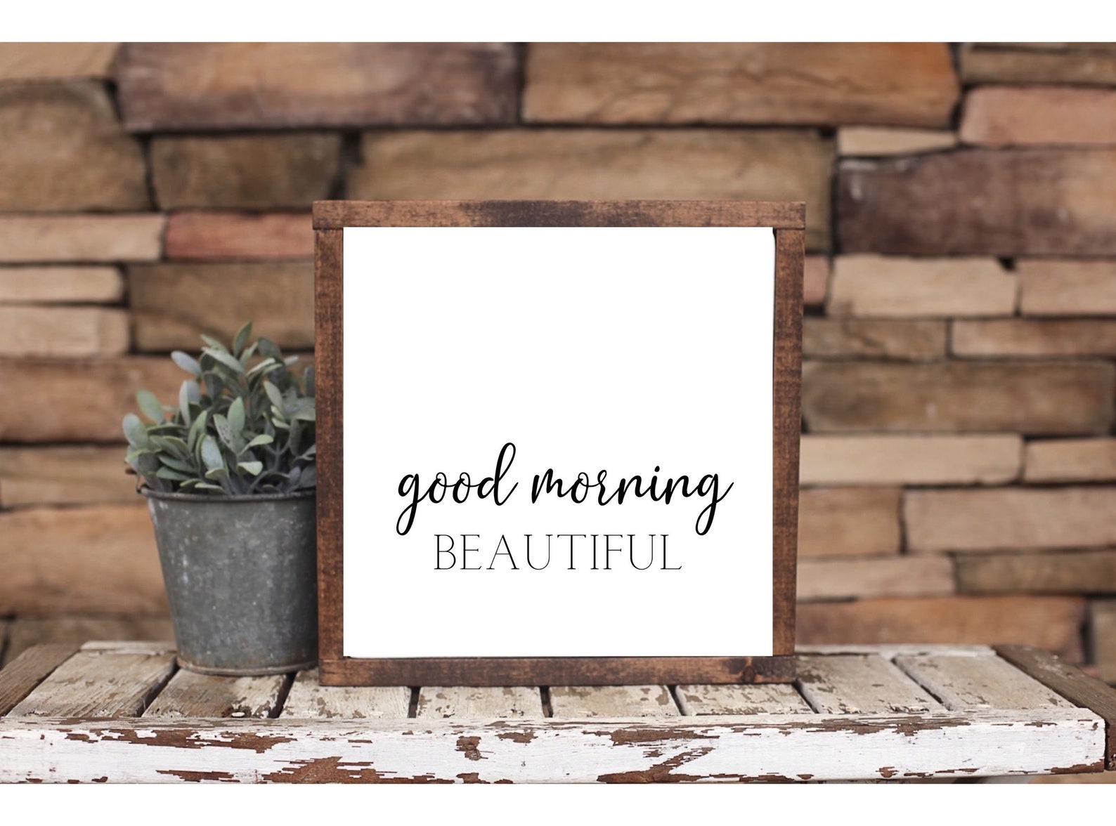 Good Morning Beautiful Print, Bathroom Wall Decor, Good Morning Print ...
