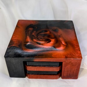 Custom Resin Coaster Sets - Etsy