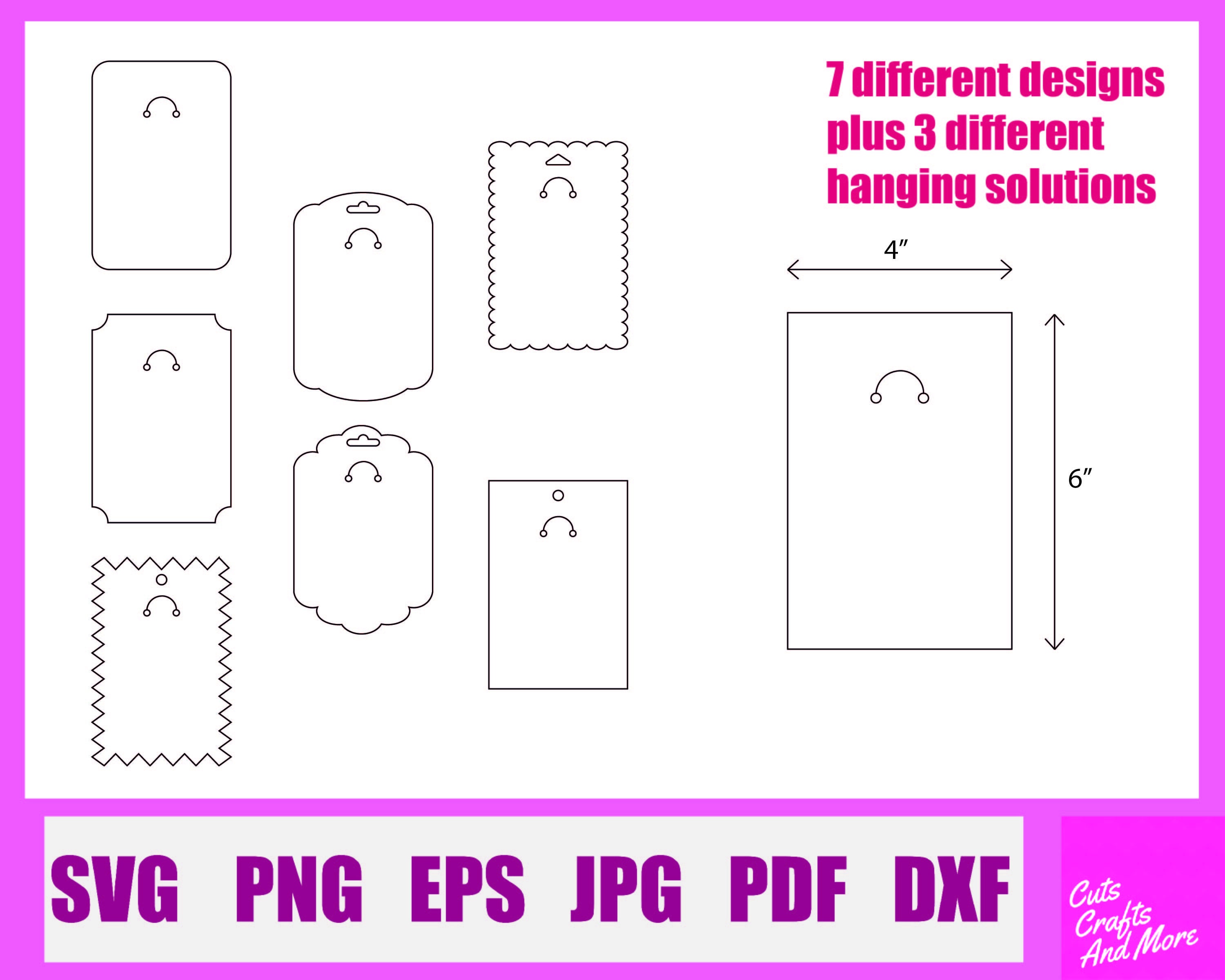 Llavero Tarjeta de visualización SVG Llavero svg plantilla - Etsy España