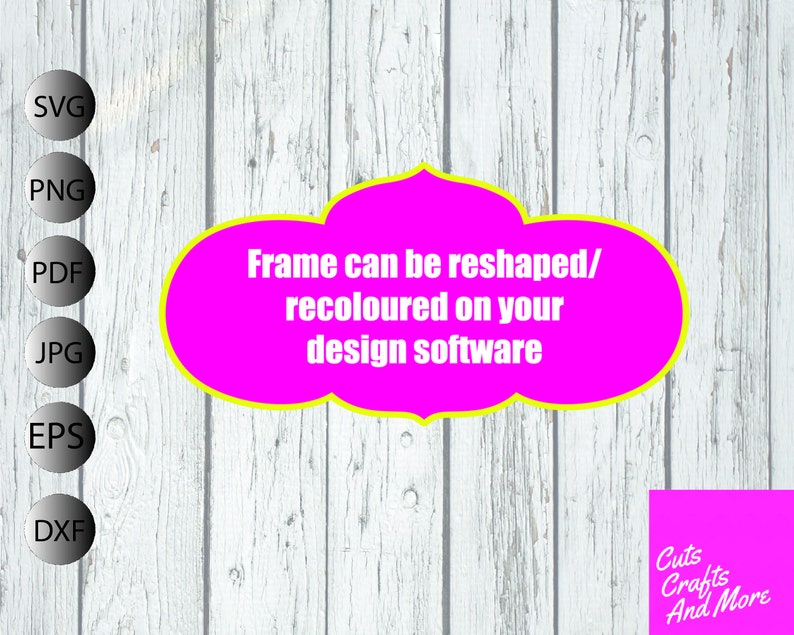 Frame SVG Sign and Offset Sign and Frame Svg Tag Svg Label - Etsy