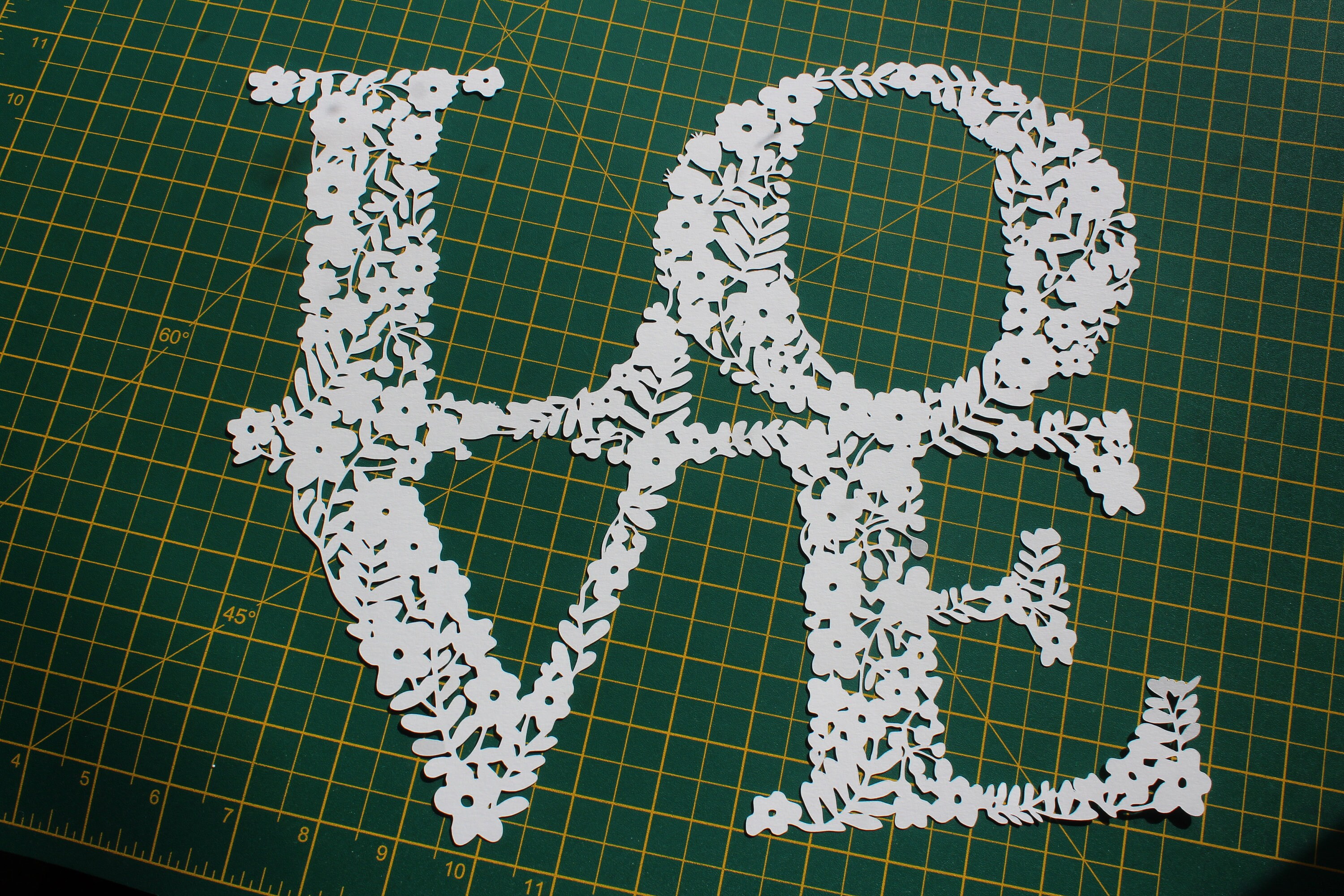 Love papercut design Papercut Template Cricut Silhouette | Etsy