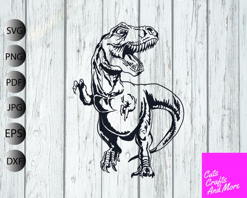 Dinosaur Svg T Rex Svg Tyrannosaurus Rex Dinosaur Clip Art - Etsy