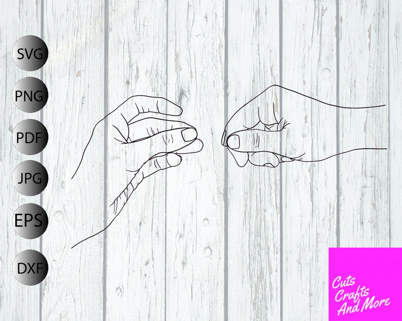 Hand Line Art Bundle SVG Hands Svg Line Art Svg Hands - Etsy UK
