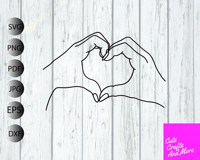 Hand Line Art Bundle SVG Hands Svg Line Art Svg Hands - Etsy UK