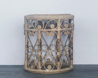 Cane Side Table - Etsy UK