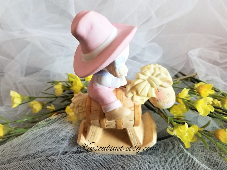 Bumpkins Figurines by Fabrizio baby Girl on Rocking - Etsy