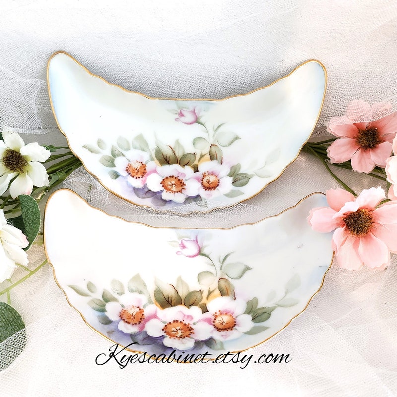 Crescent Plates - Etsy