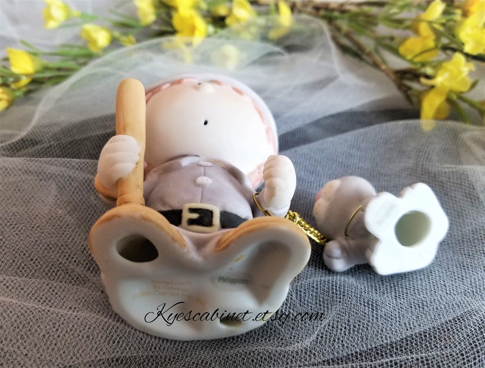 Bumpkins Figurines by Fabrizio police Officer With Dog, Cop Figurine ...