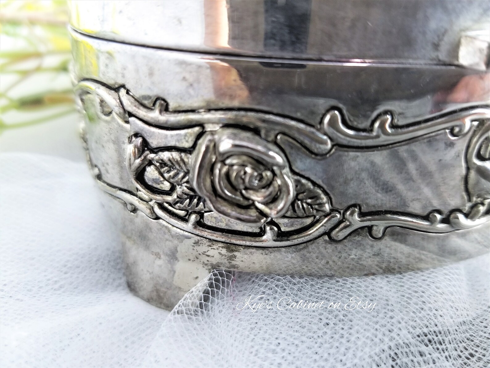 Silver Plated Jewelry Box by Regent Square Oval Shaped With - Etsy