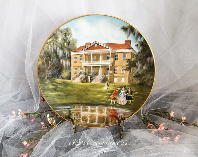 Gorham Southern Landmark Series Plate "liberty Hall" Painting by John ...