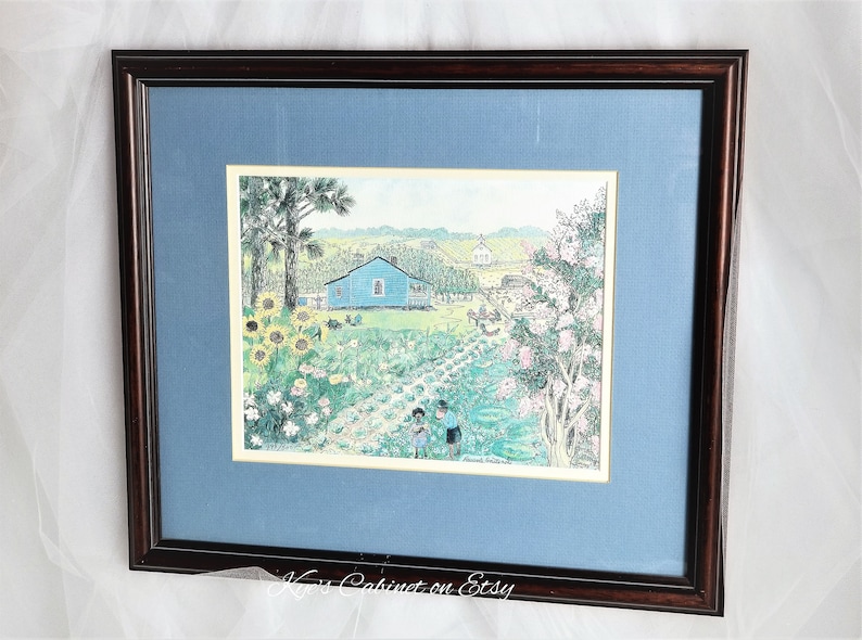 Samuel Ravenel Gaillard Watercolor Print: "summer in the Lowcountry ...