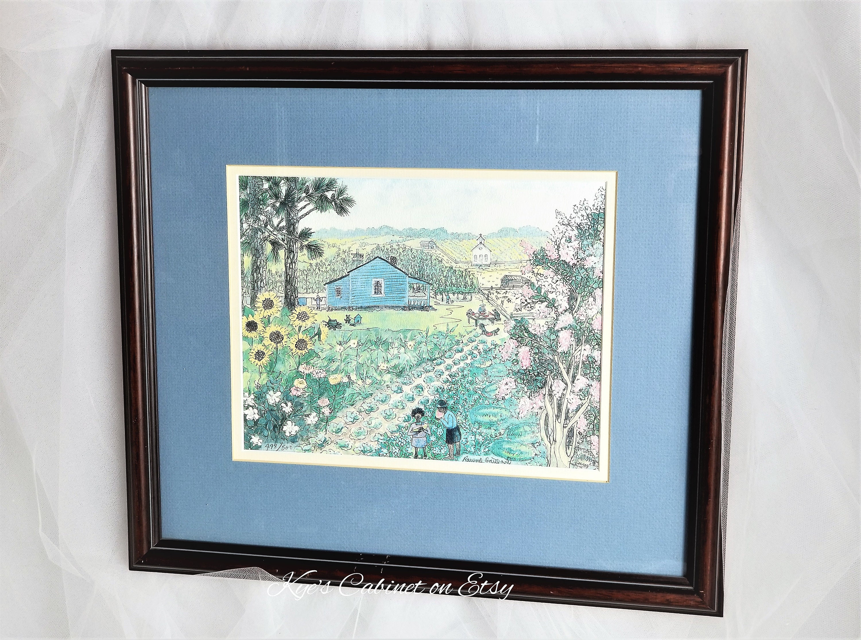 Samuel Ravenel Gaillard Watercolor Print: "summer in the Lowcountry ...