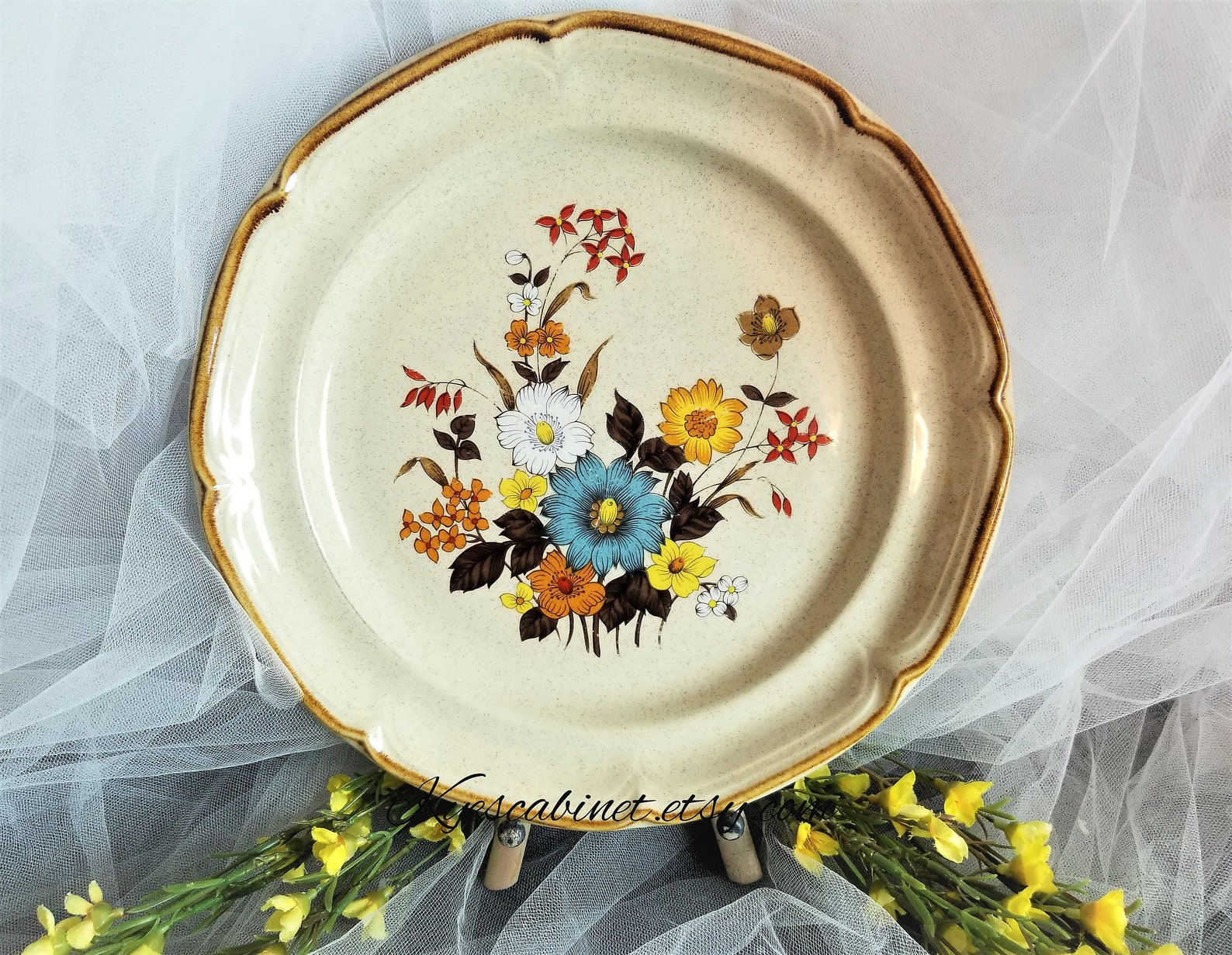 Sunmarc Stoneware Dinner Plates Set of Five Endura Collection - Etsy