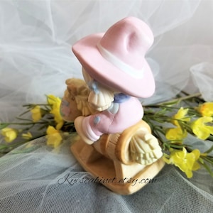 Bumpkins Figurines by Fabrizio "baby Girl on Rocking Horse", Rocking ...