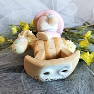 Bumpkins Figurines by Fabrizio "baby Girl on Rocking Horse", Rocking ...