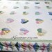 Vintage Heart Patchwork Quilt, Pastel Tone Love Heart Quilt, 84 X 82 ...